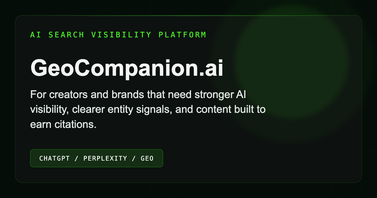 Zero-Click GEO: The 7 Signals AI Uses When No One Clicks | GeoCompanion.ai